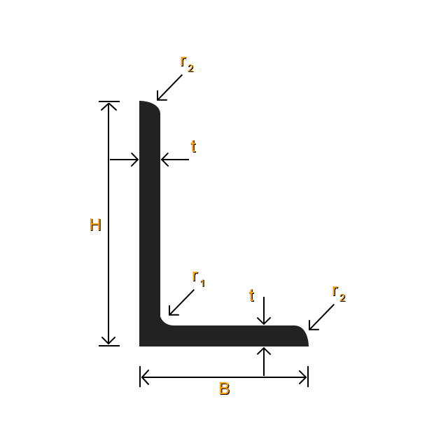 Unequal Angle - Buy Unequal Angle bar, gb t706, MS Angle steel Product ...